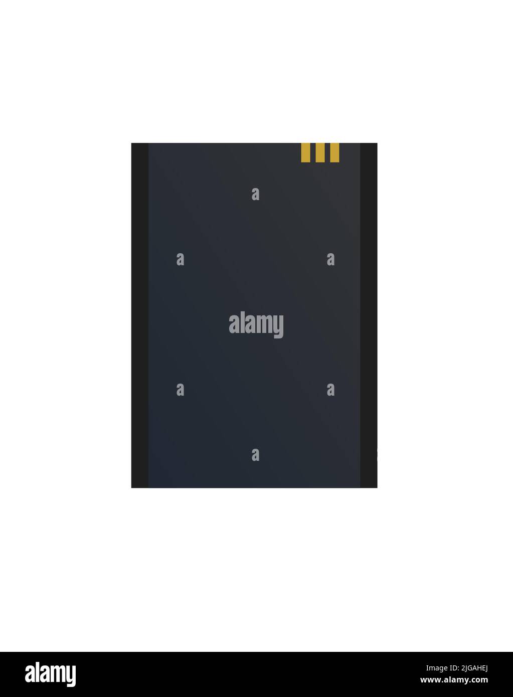 Smartphone Battery Energy source. Electricity accumulator. Galvanic ...