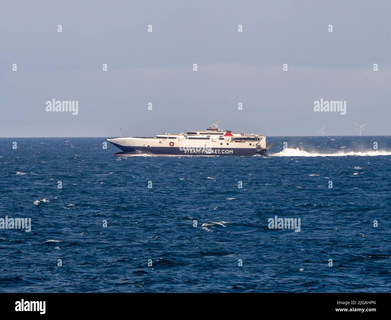 Steampacket Company Sailing to the Isle of Man full of holiday makers ...