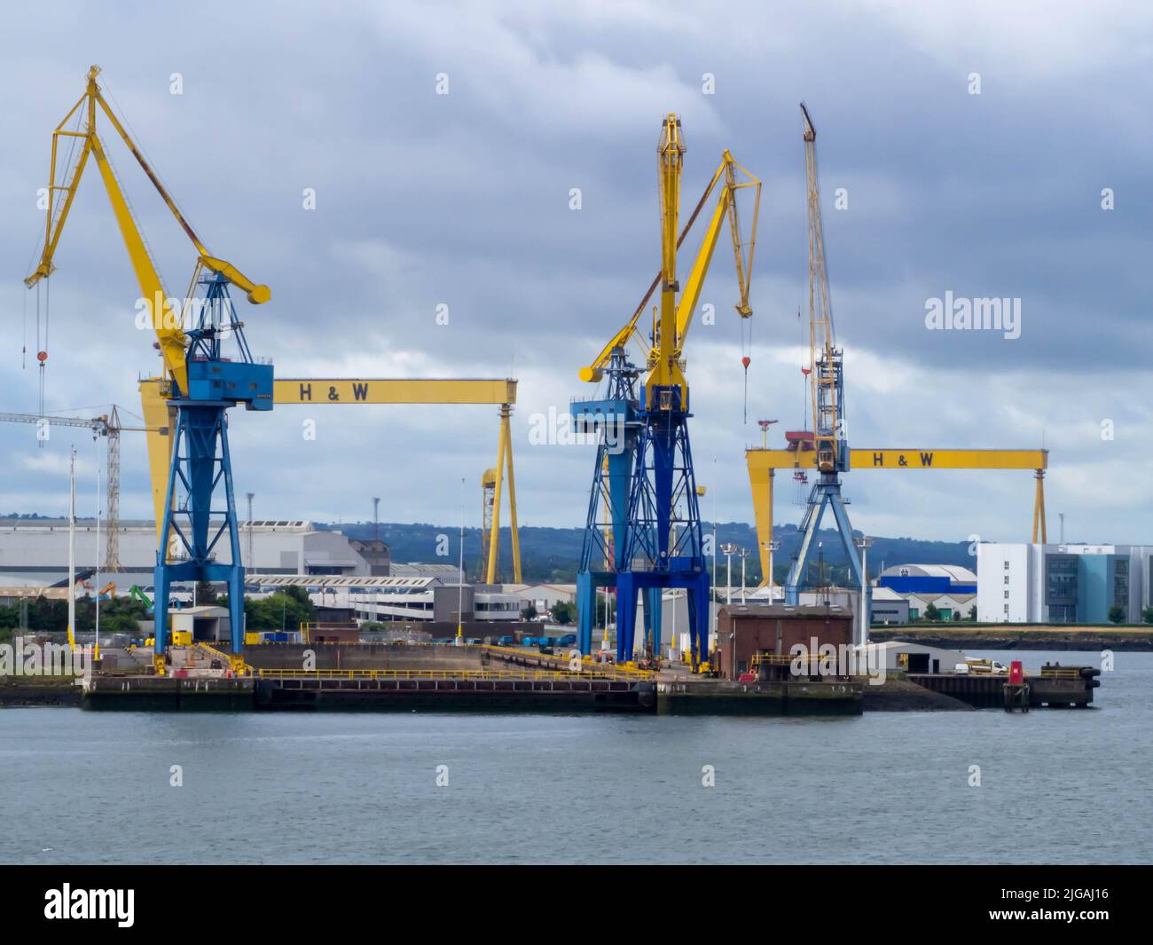 Samson goliath cranes hi-res stock photography and images - Alamy