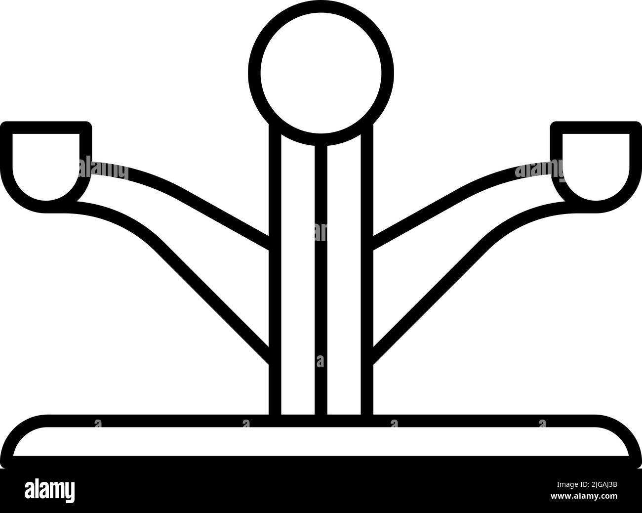 ride, carousel icon. Simple thin line, outline vector of Amusement ...