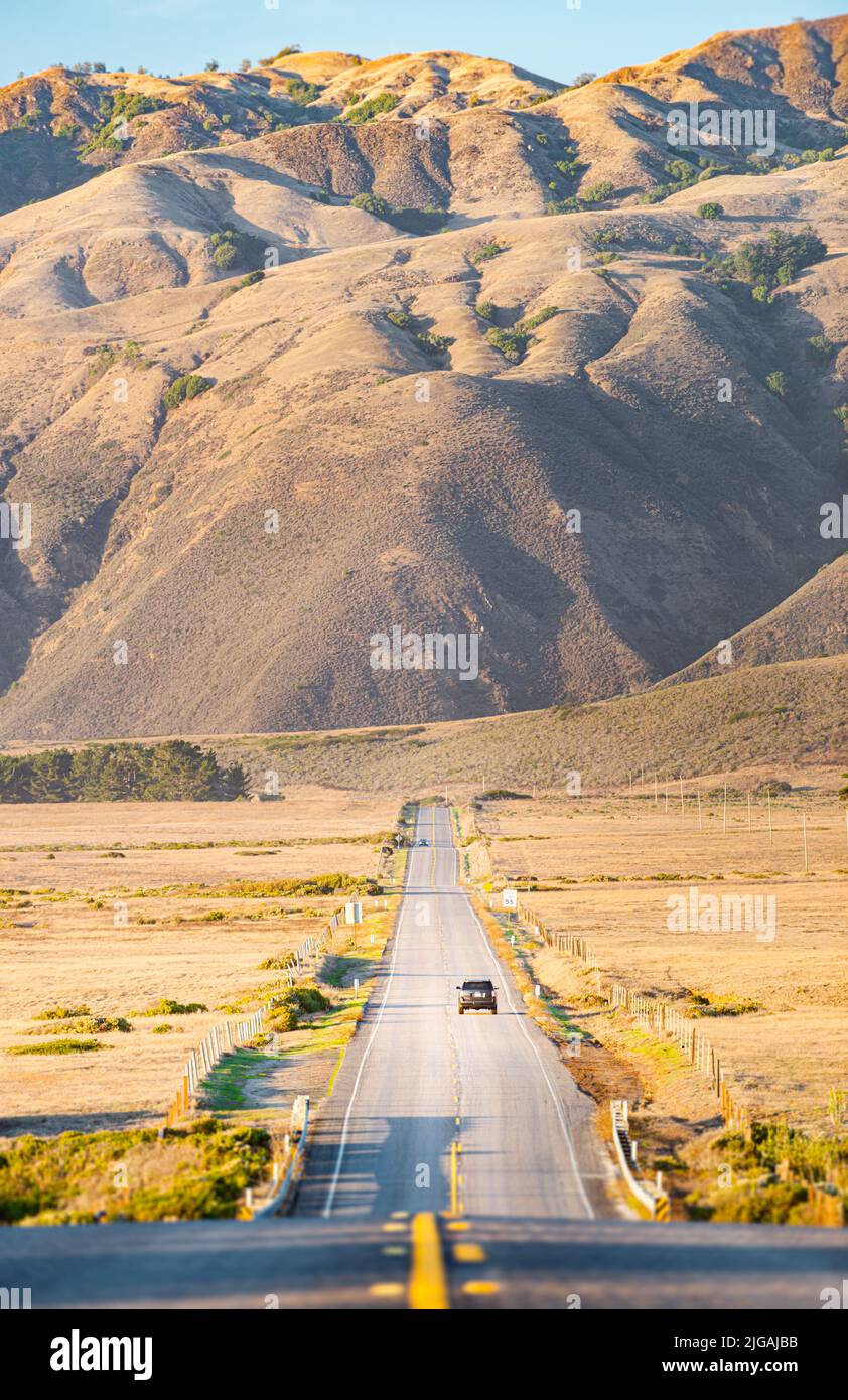 Highway at Big sur coast in California, United States of America ...