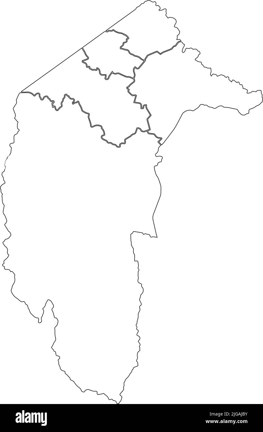 White map of electorates of AUSTRALIAN CAPITAL TERRITORY Stock Vector ...