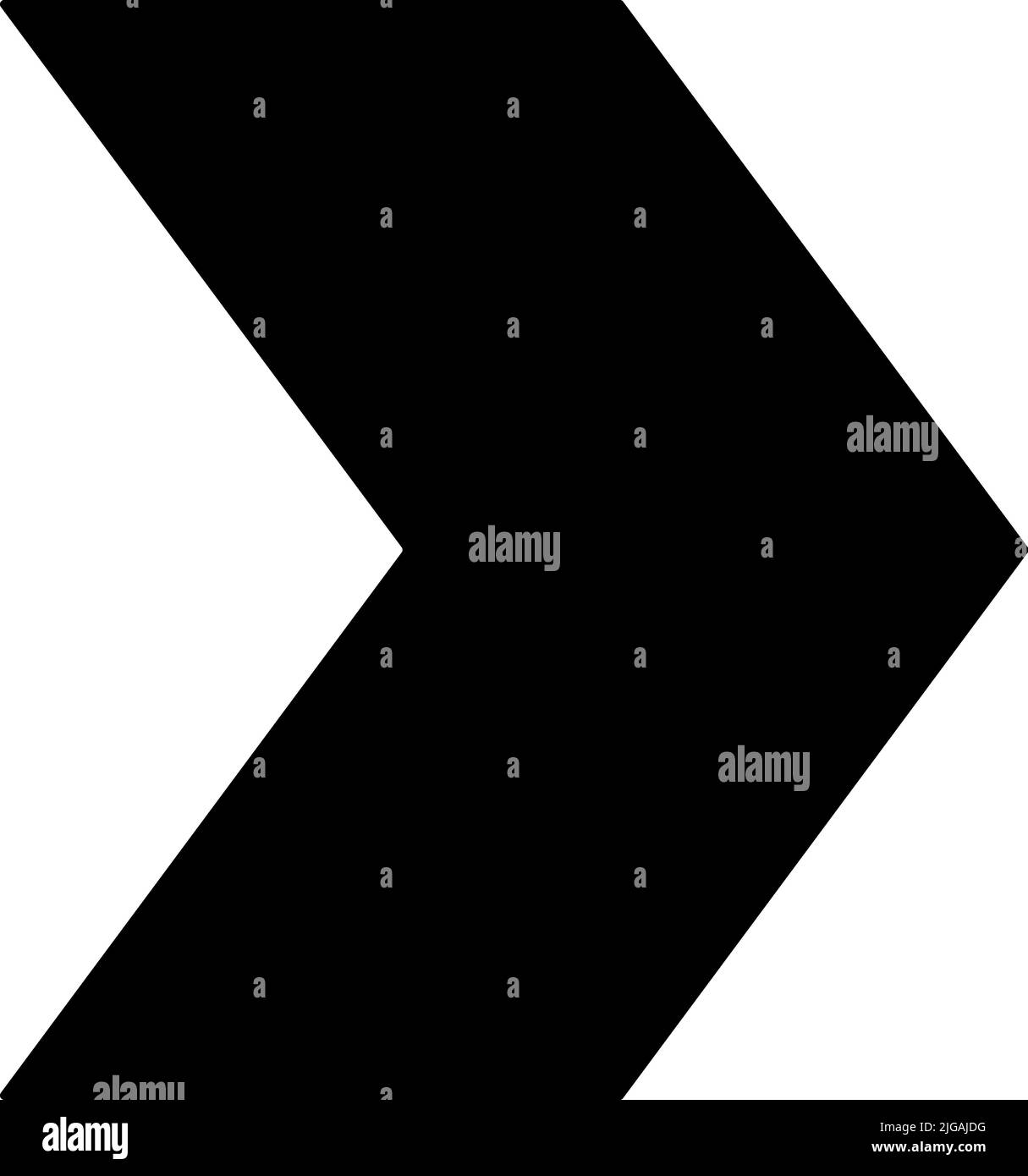 Right arrow icon. Simple glyph, flat vector of arrows icons for UI and ...