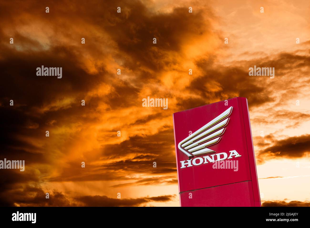 Honda Motorcycles Logo Wallpaper