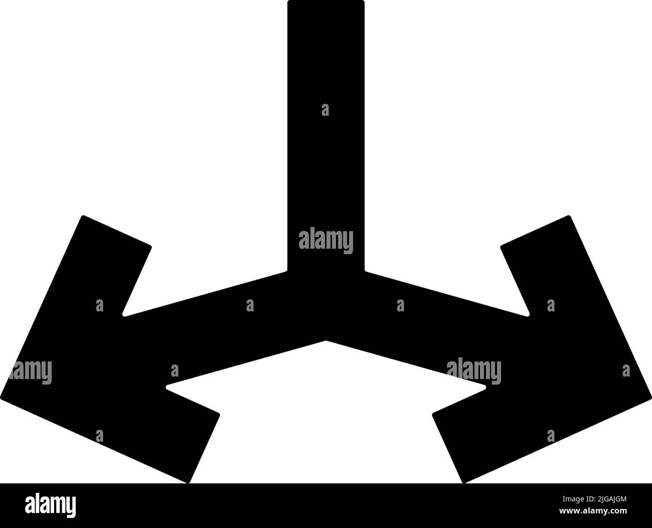 two side arrows icon. Simple glyph, flat vector of arrows icons for UI ...