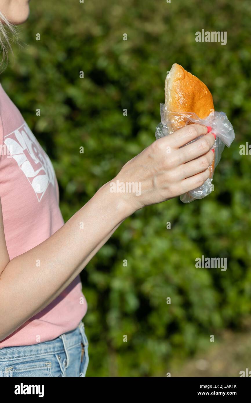 Bitten off air hi-res stock photography and images - Alamy