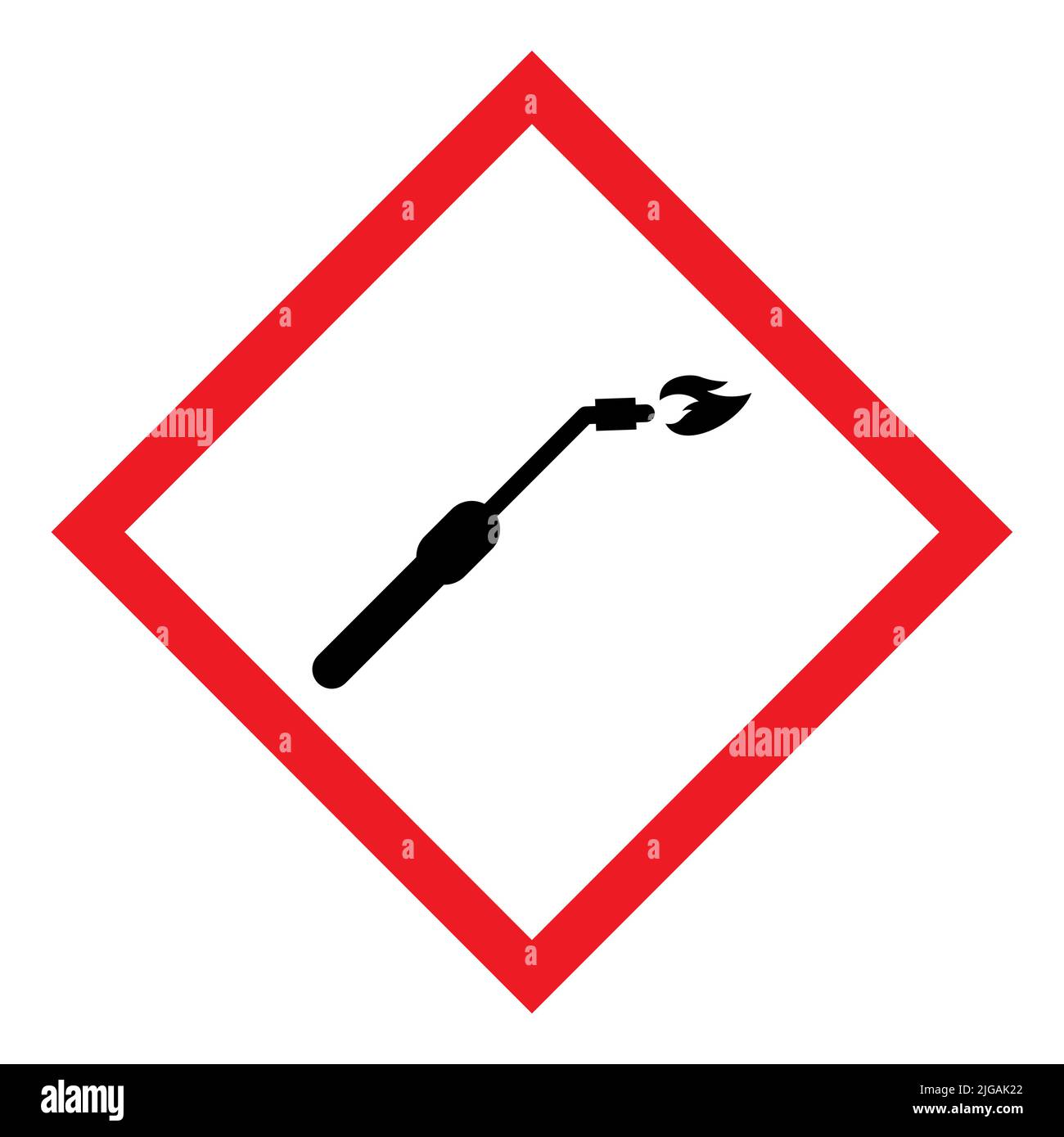 Welding danger technology icon, metal tool equipment symbol, safe weld ...