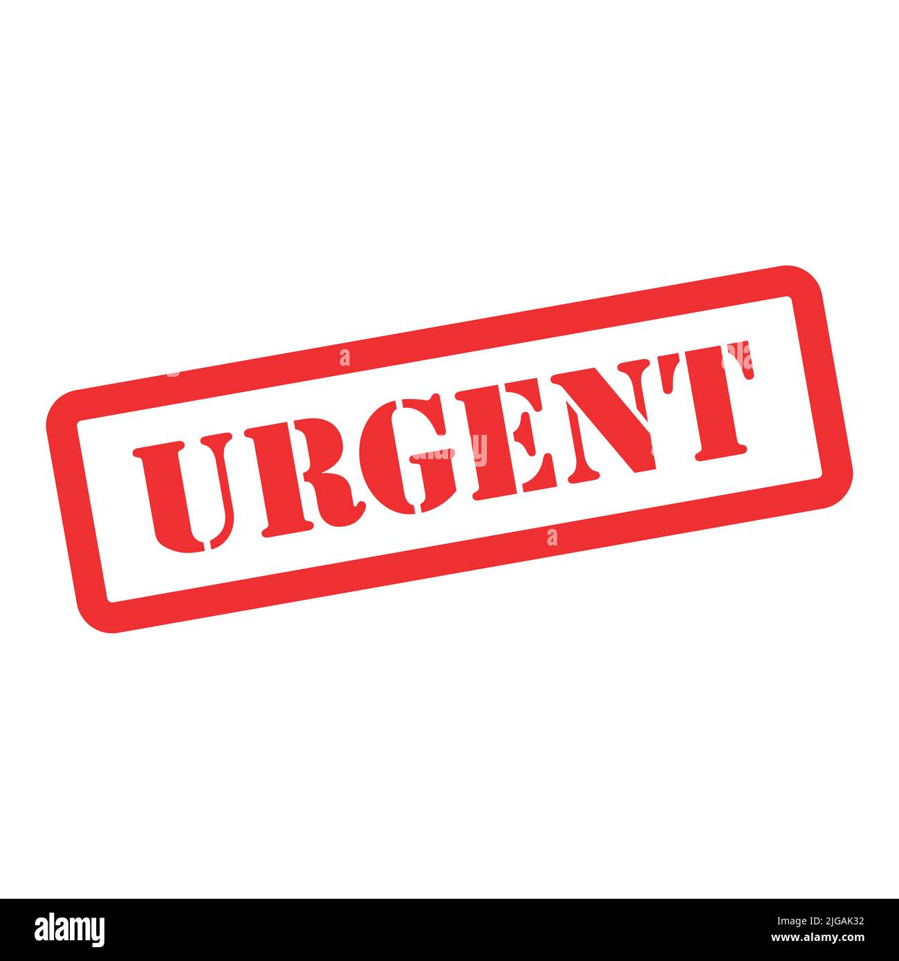 Urgent stamp symbol, label sticker sign button, text banner vector illustration Stock Vector ...