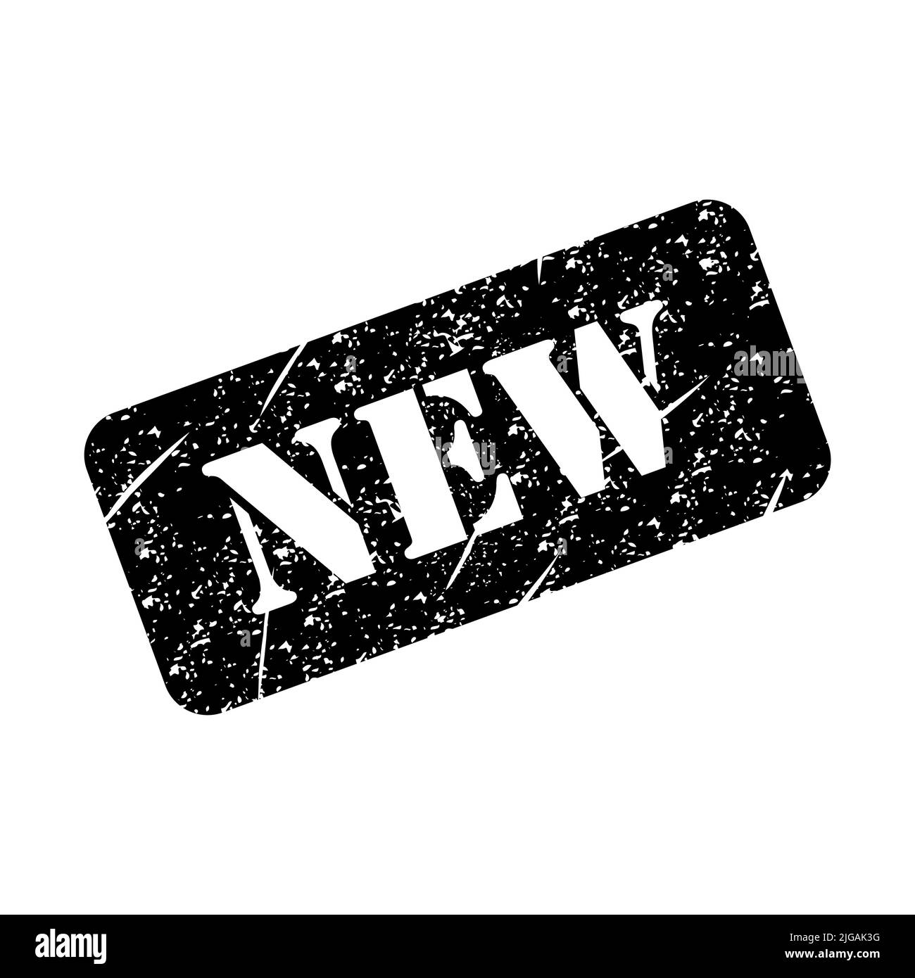 New stamp symbol, label sticker sign button, text banner vector ...