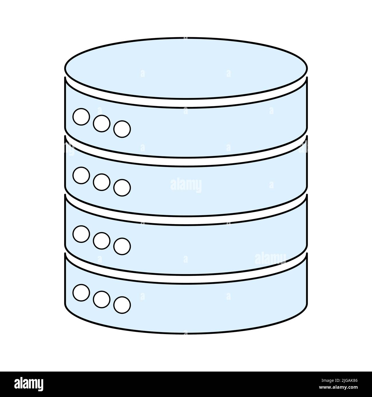 Database Storage Icon Internet Network Server Cloud Data Symbol
