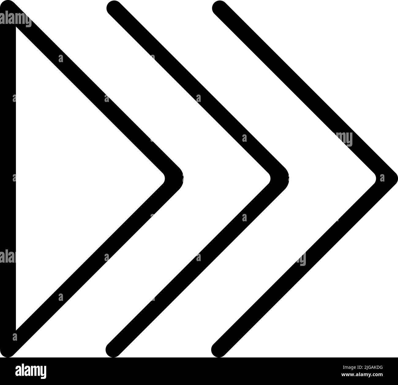 arrow icon. Simple thin line, outline vector of Arrows icons for UI and ...