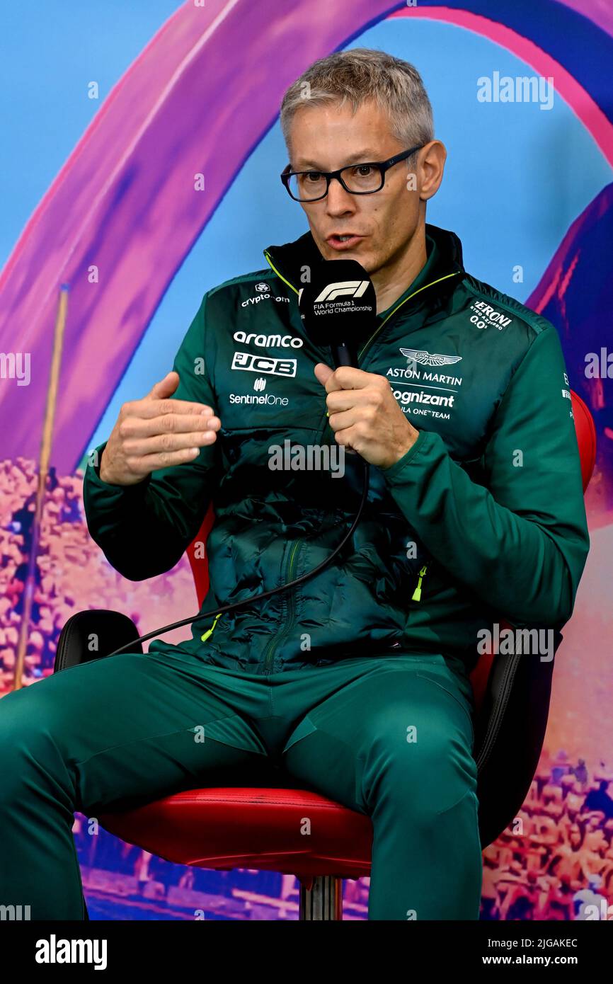 Mike Krack, Team Principal, Aston Martin F1, portrait in the team ...