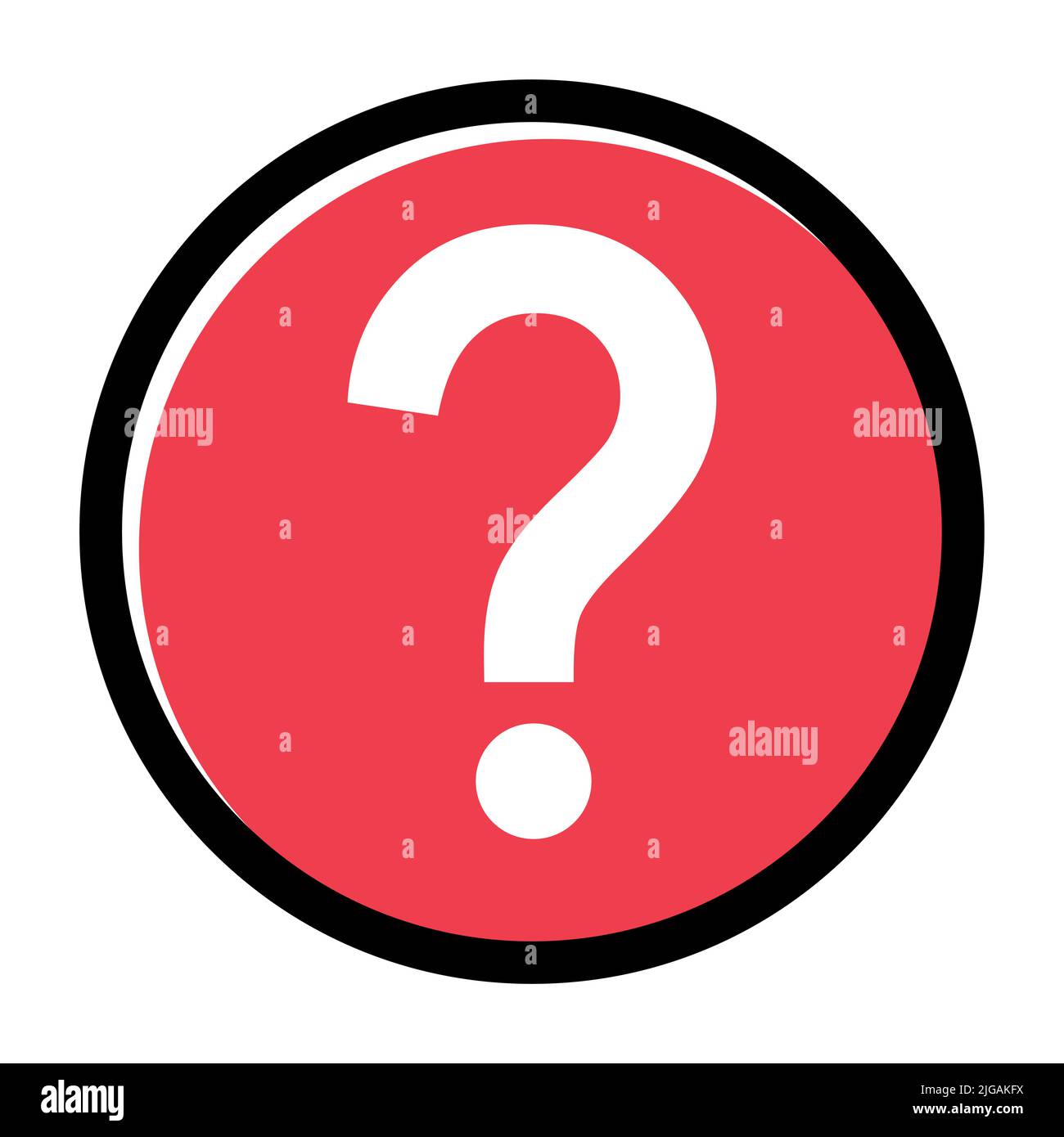 Question icon mark, help or ask bubble graphic symbol, web faq vector ...