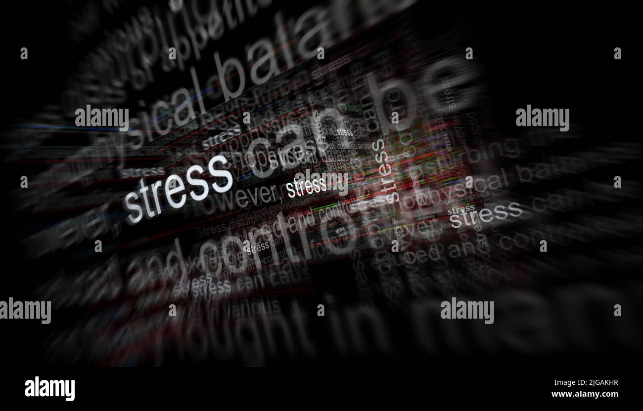 Social media on display with Stress, mental health and depression ...