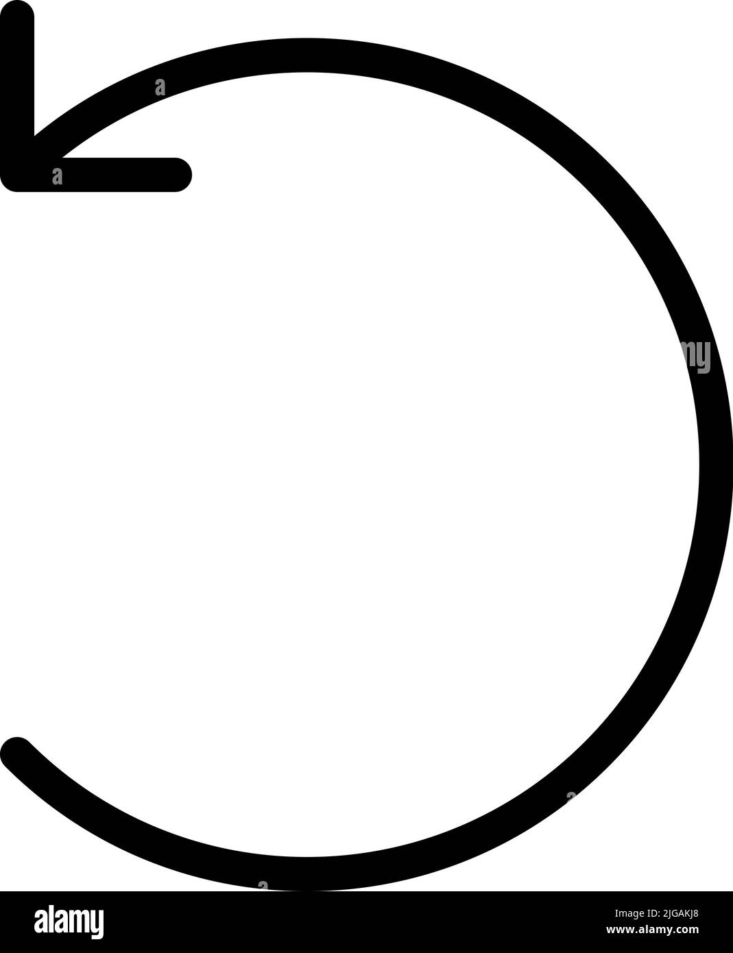 arrow icon. Simple thin line, outline vector of Arrows icons for UI and ...