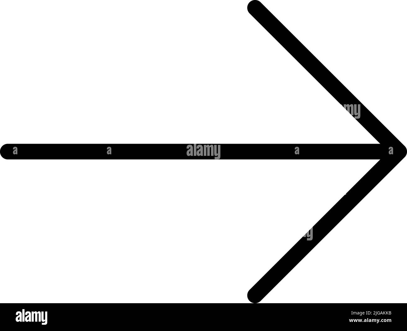 arrow icon. Simple thin line, outline vector of Arrows icons for UI and ...