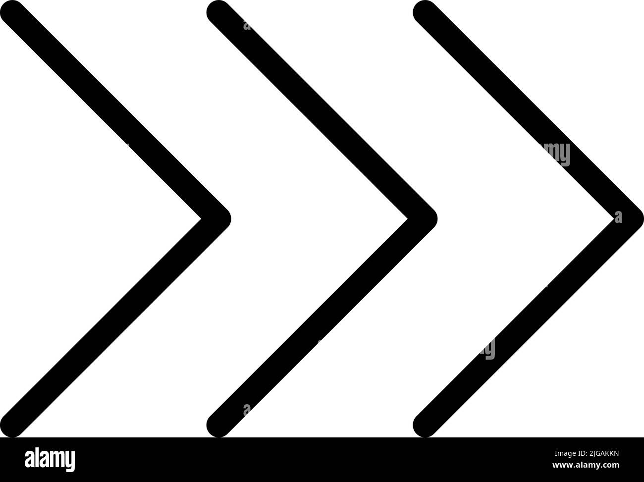 arrow, next icon. Simple thin line, outline vector of Arrows icons for UI and UX, website or ...