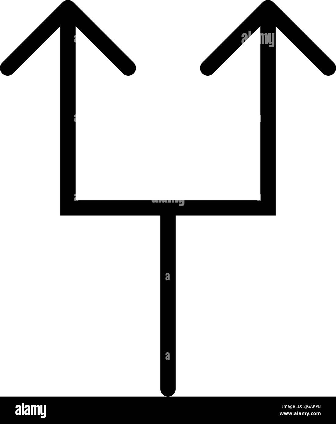 arrow icon. Simple thin line, outline vector of Arrows icons for UI and ...
