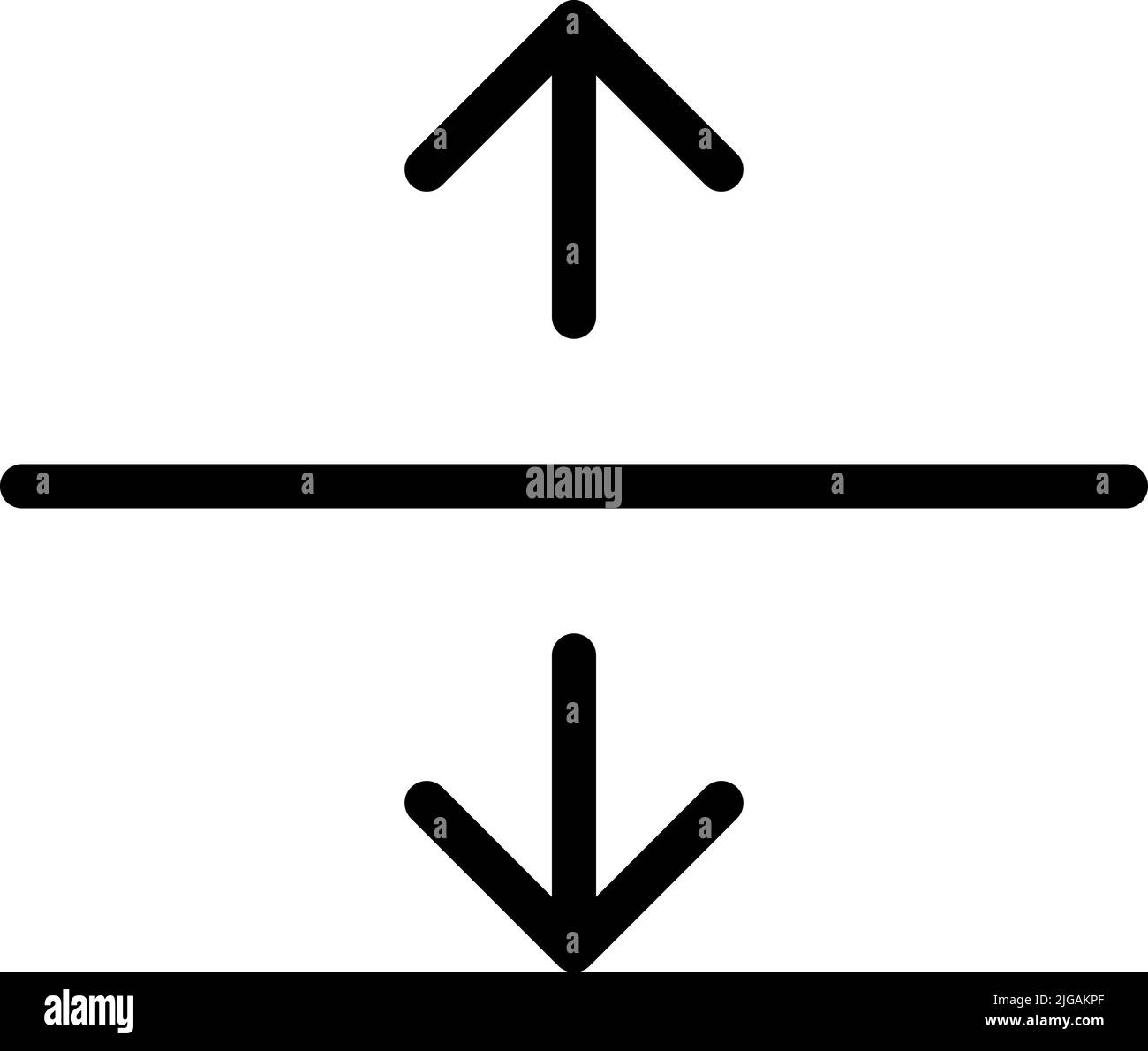 arrow icon. Simple thin line, outline vector of Arrows icons for UI and ...