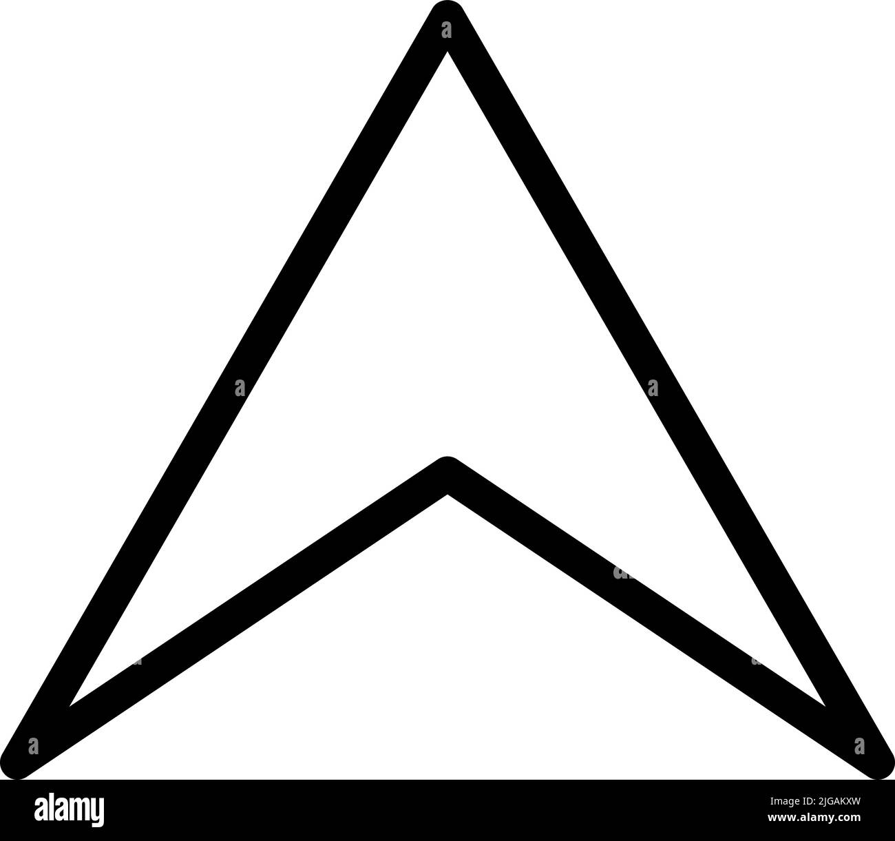 arrow icon. Simple thin line, outline vector of Arrows icons for UI and ...