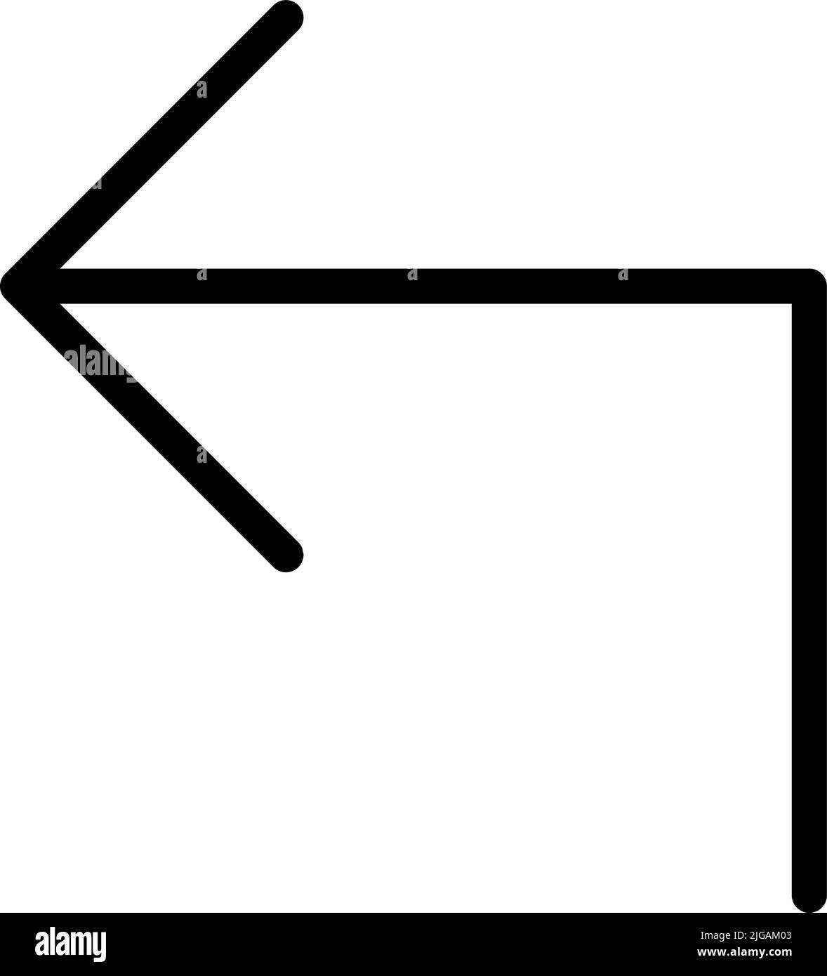 arrow icon. Simple thin line, outline vector of Arrows icons for UI and ...