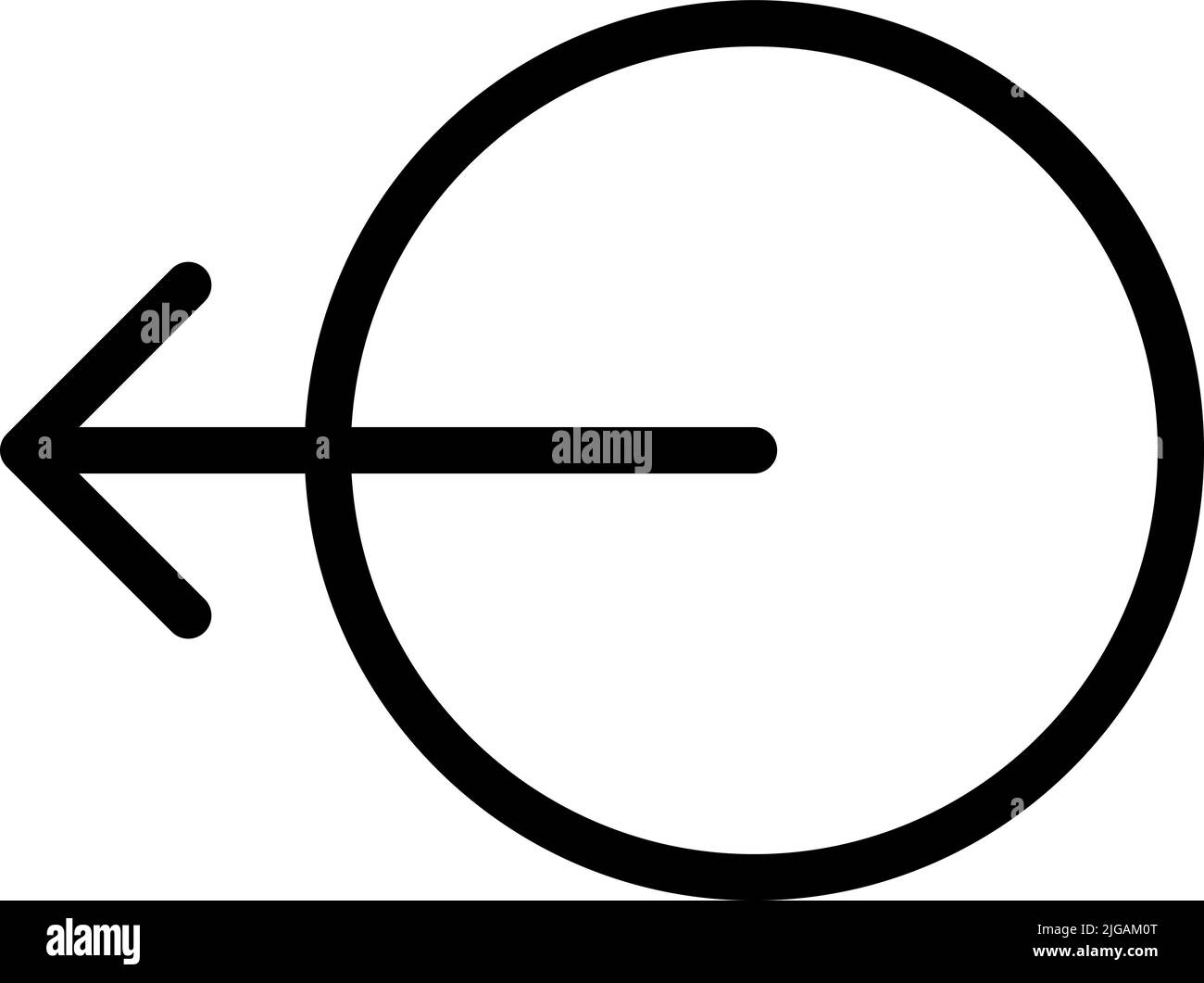 arrow, log out icon. Simple thin line, outline vector of Arrows icons for UI and UX, website or ...