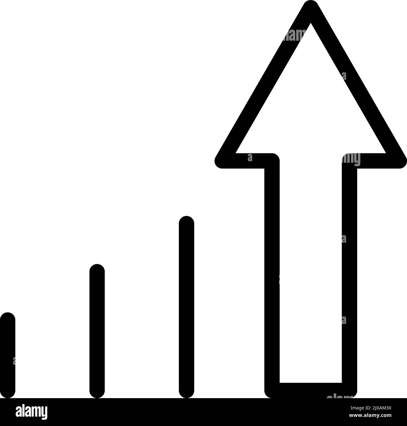 arrow, signal icon. Simple thin line, outline vector of Arrows icons ...