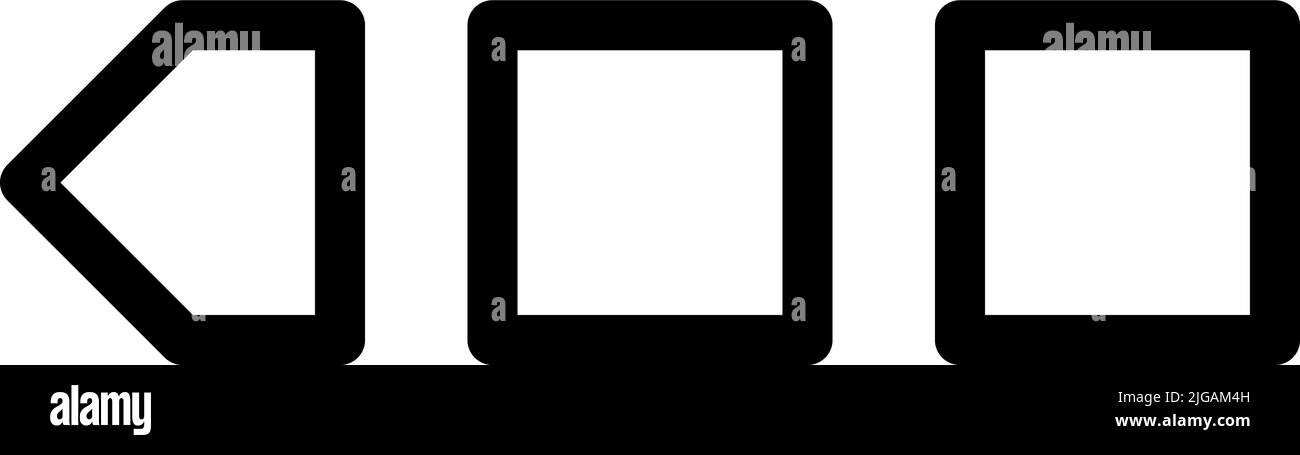 arrow icon. Simple thin line, outline vector of Arrows icons for UI and ...