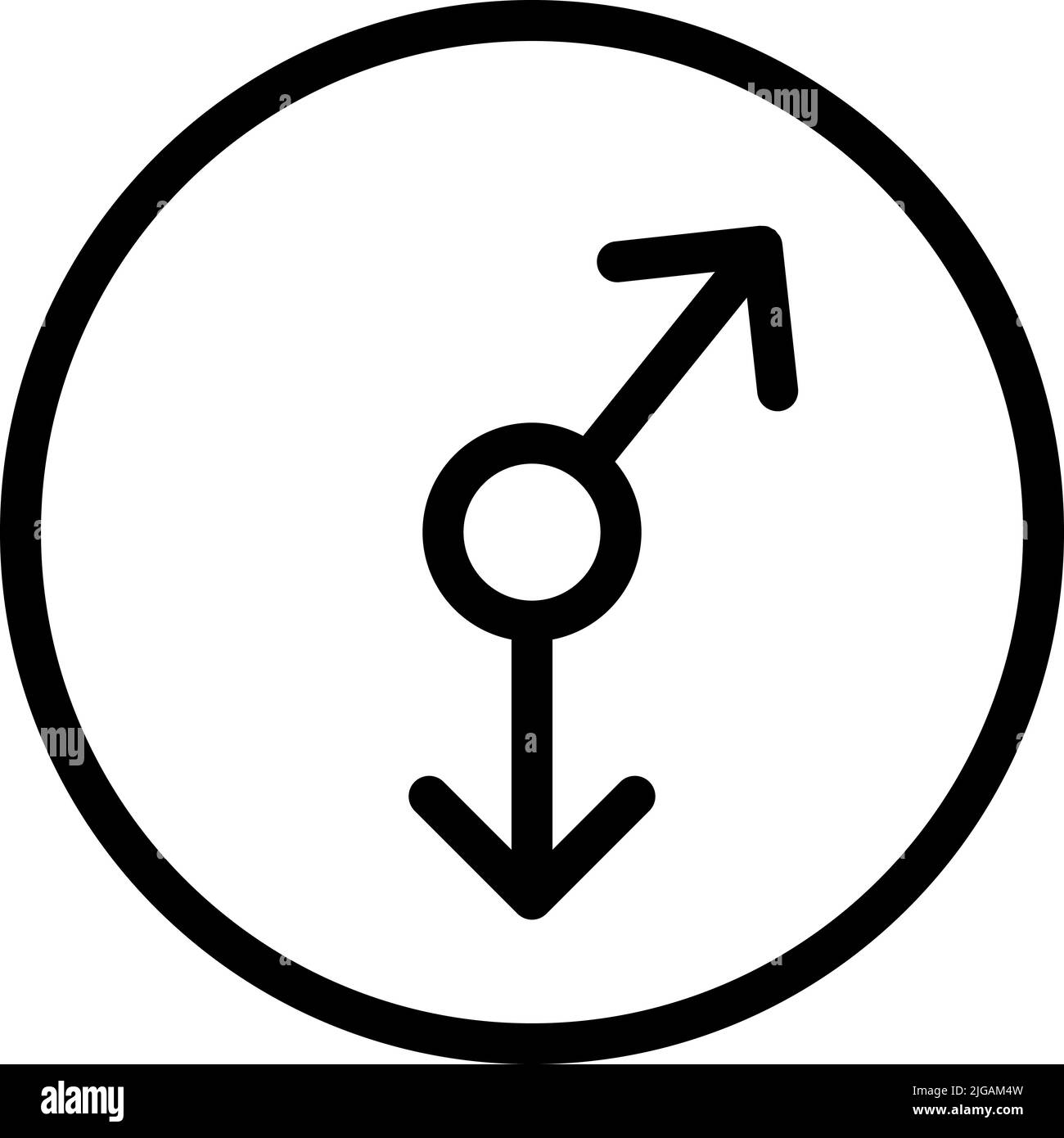 arrow, time icon. Simple thin line, outline vector of Arrows icons for UI and UX, website or ...