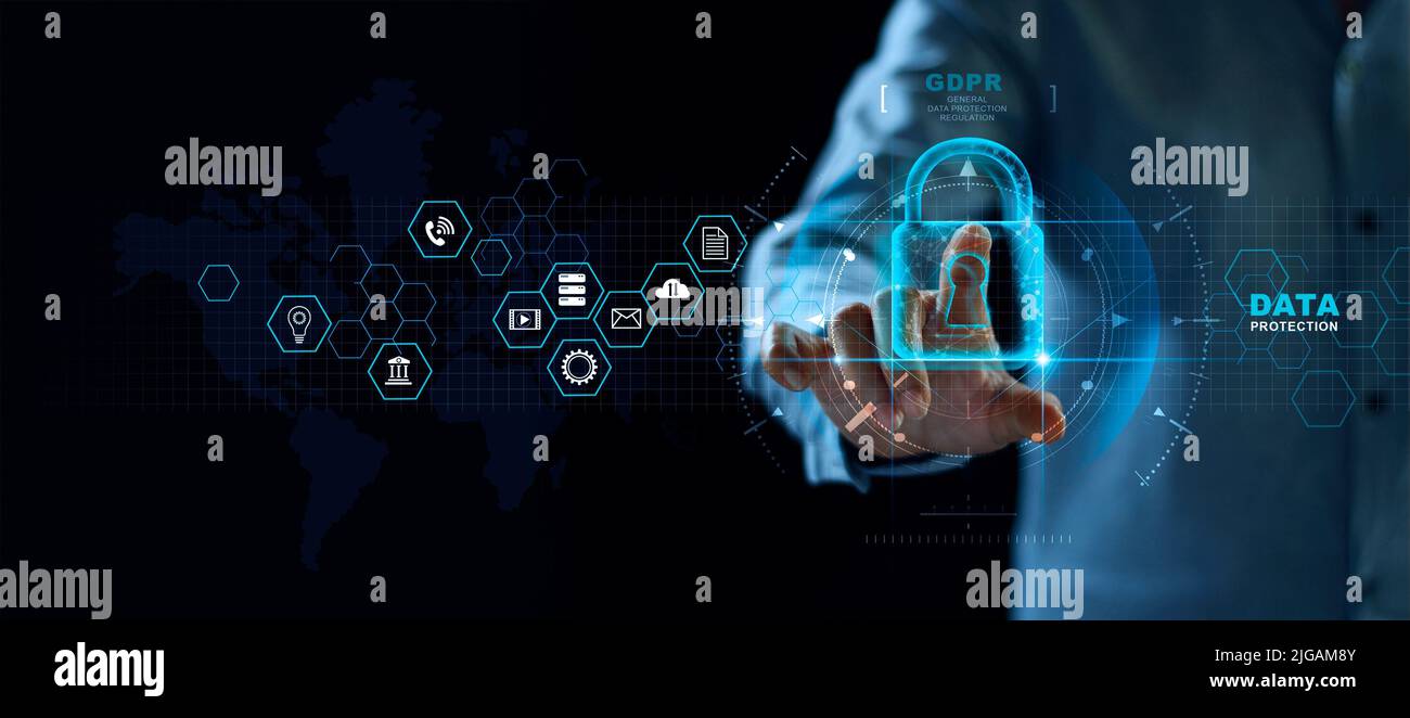 Personal data concept interface hi-res stock photography and images - Alamy
