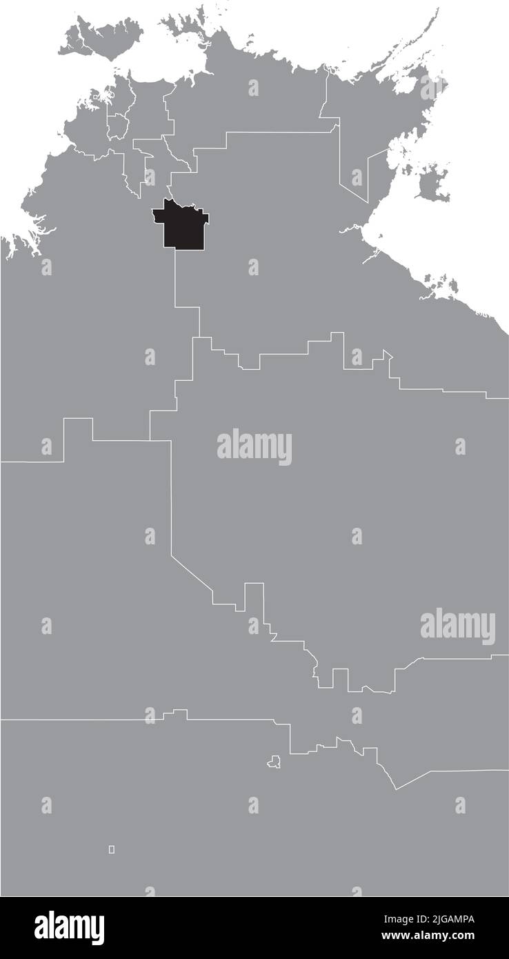 Locator map of the KATHERINE TOWN COUNCIL, NORTHERN TERRITORY Stock ...