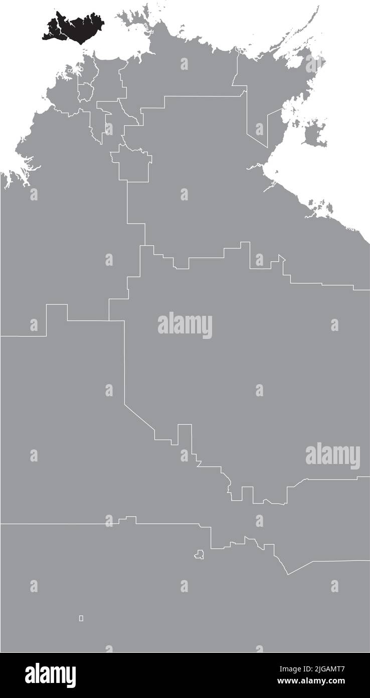 Tiwi islands outline map hi-res stock photography and images - Alamy