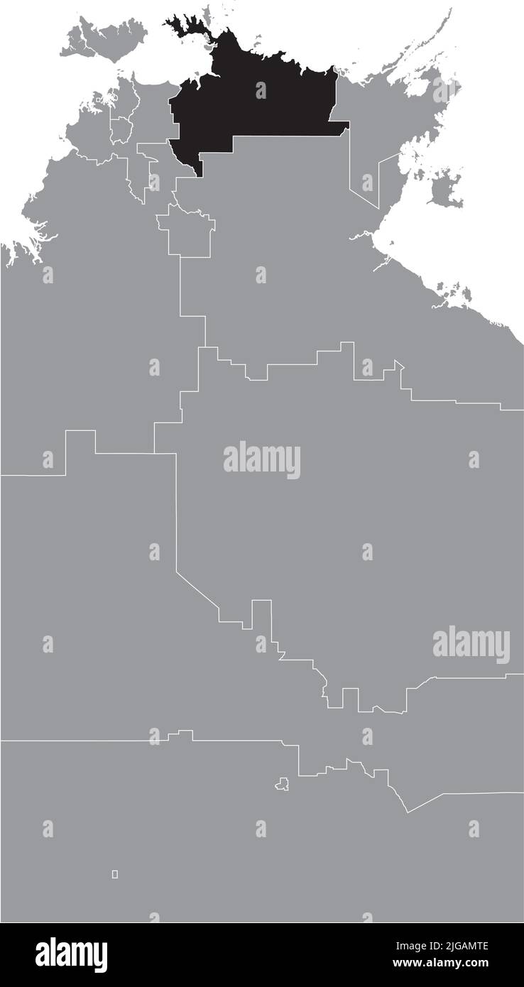 West arnhem outline map hi-res stock photography and images - Alamy