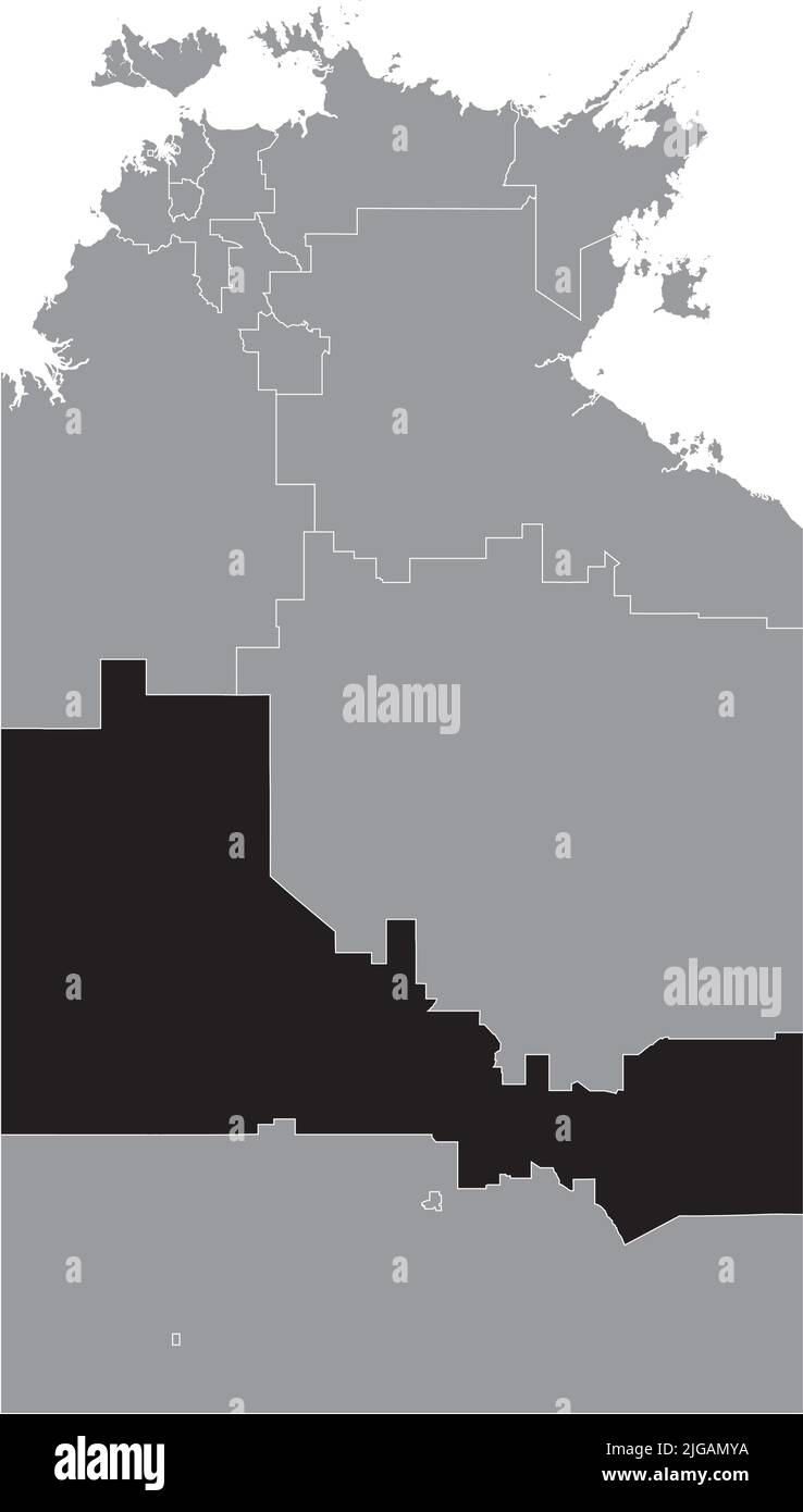 Central desert vector outline map hi-res stock photography and images ...