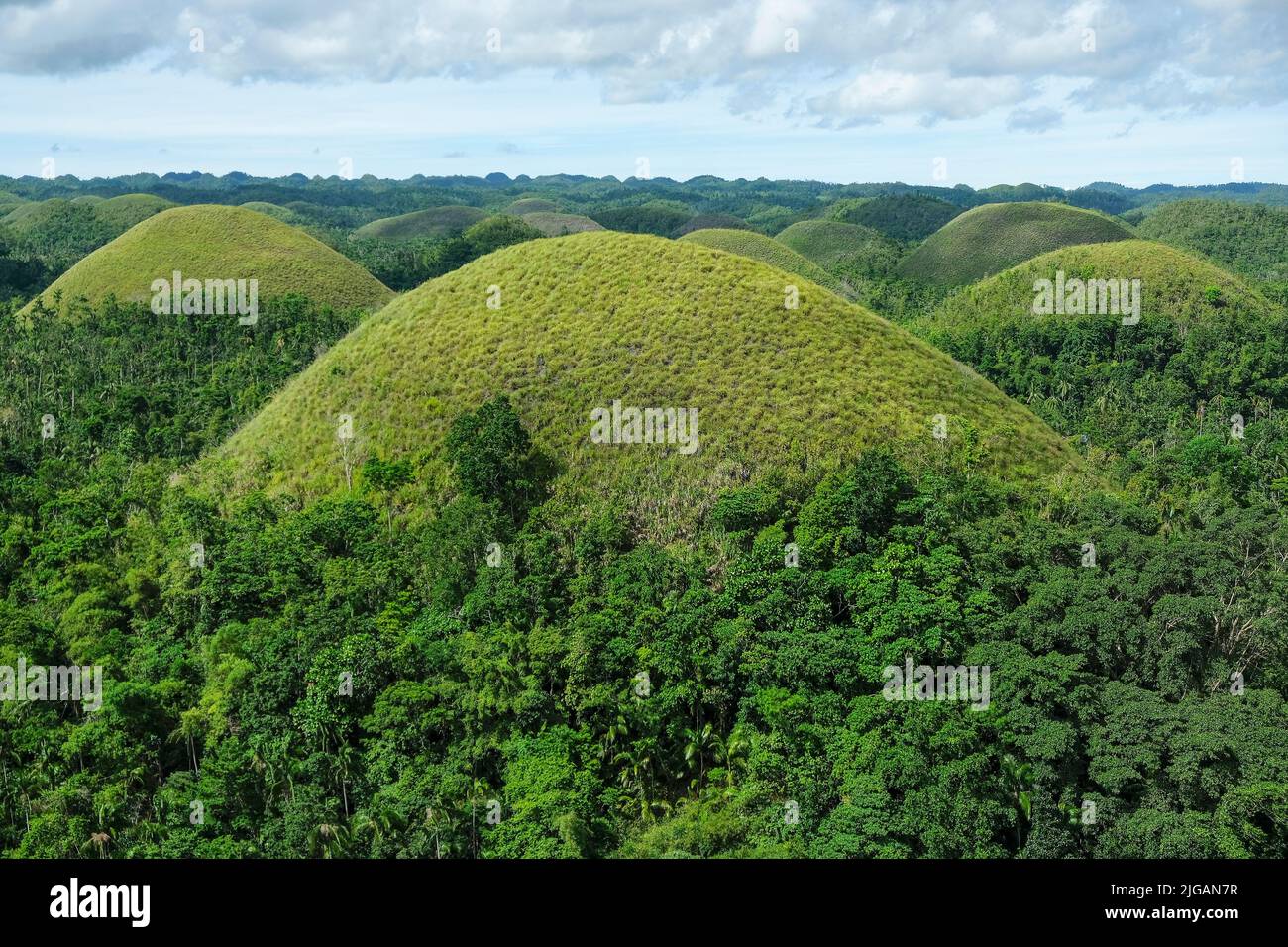 The Chocolate Hills are a geological formation in Bohol Island ...