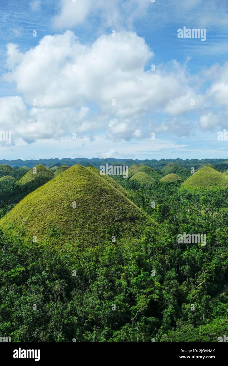The Chocolate Hills are a geological formation in Bohol Island ...