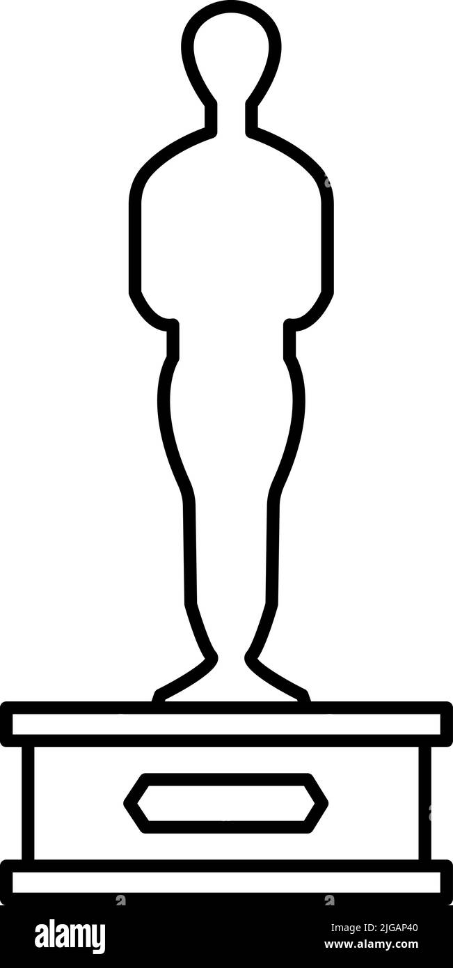 Award, figurine icon. Simple thin line, outline vector of awards icons ...