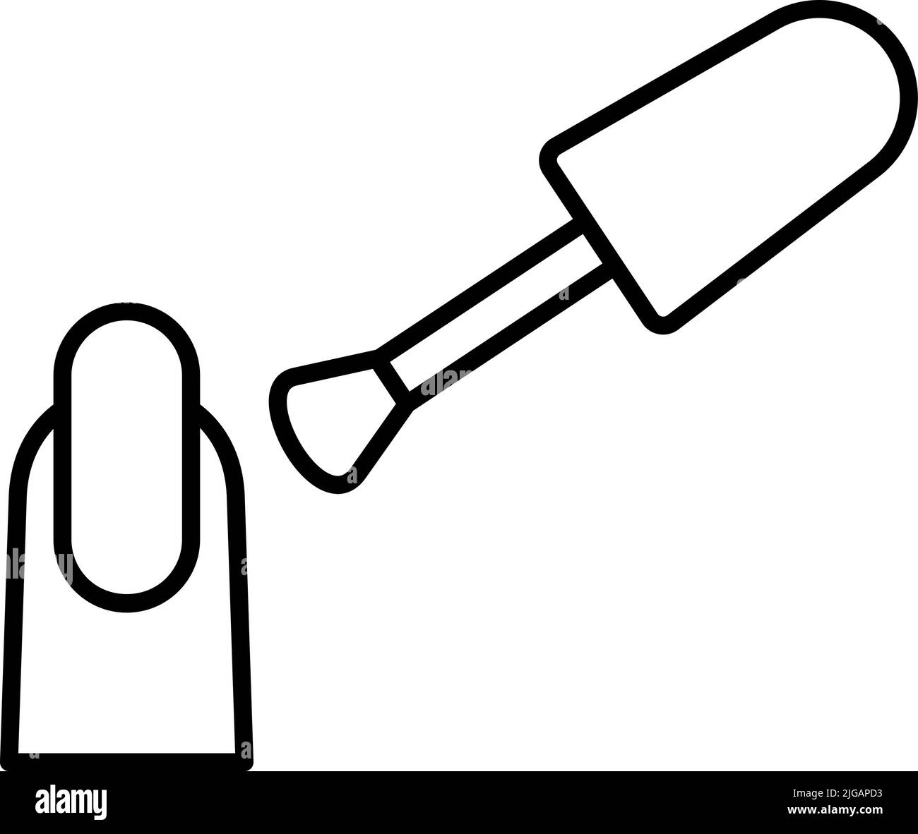 nail, varnish icon. Simple thin line, outline illustration of Beauty ...