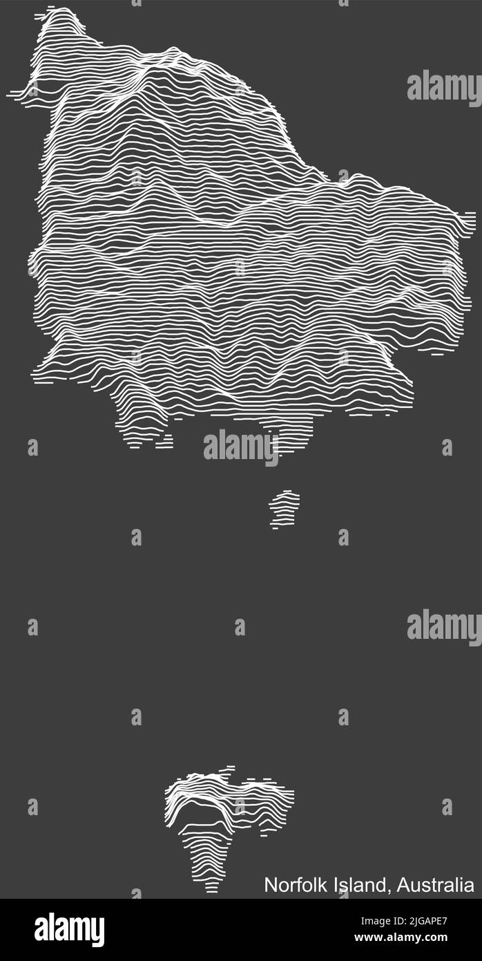 Island topographic map hi-res stock photography and images - Alamy
