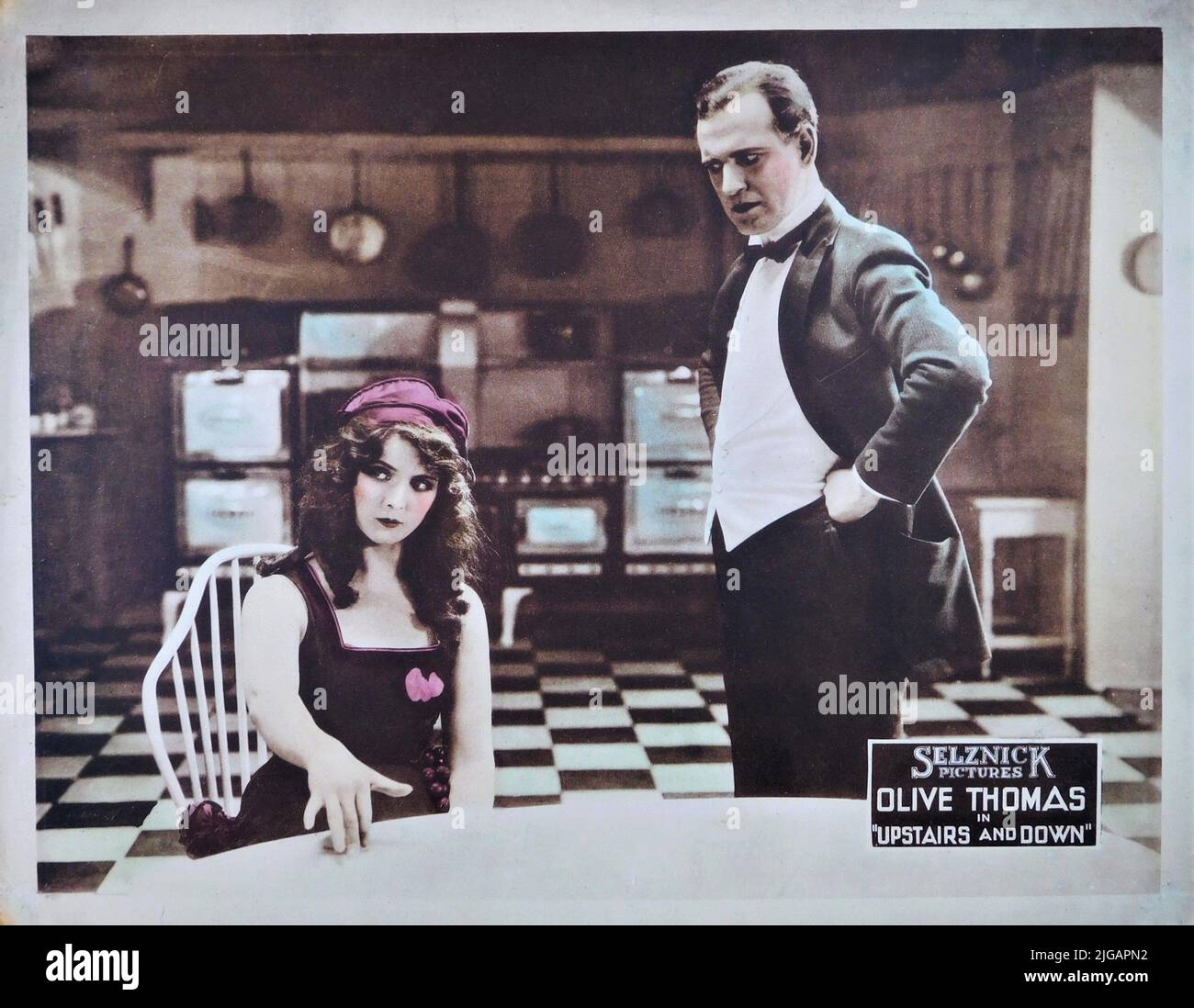 OLIVE THOMAS in UPSTAIRS AND DOWN 1919 director CHARLES GIBLYN play ...