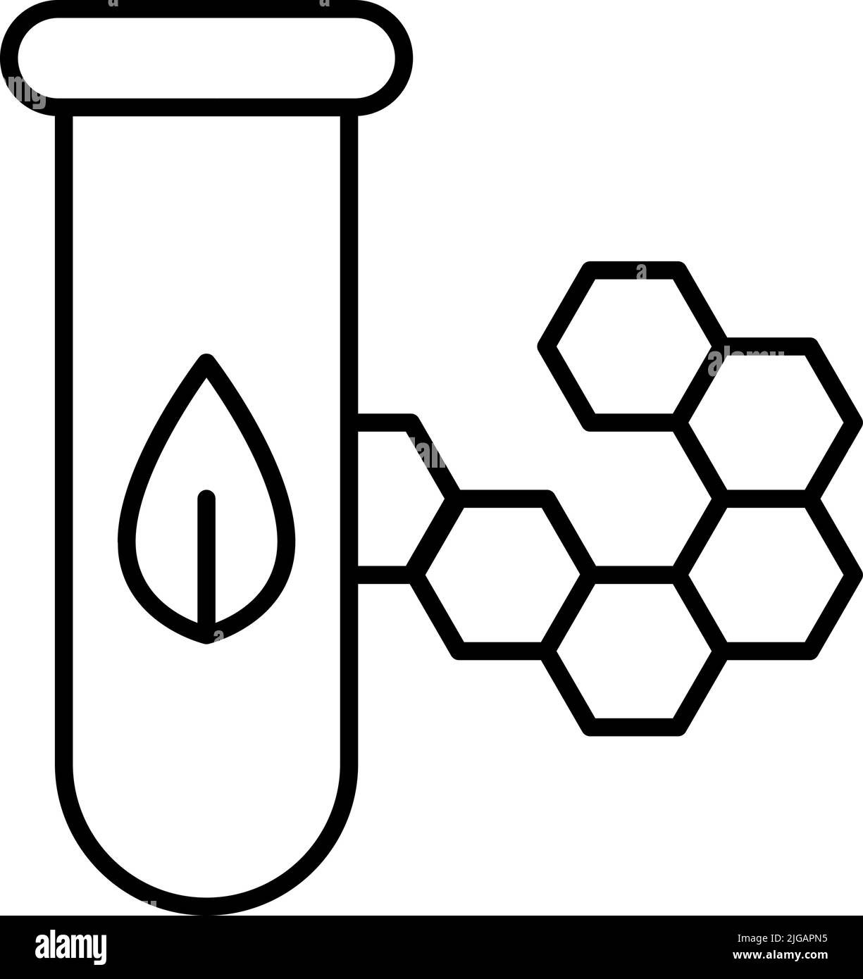 biotechnology icon. Simple thin line, outline vector of Biology icons ...