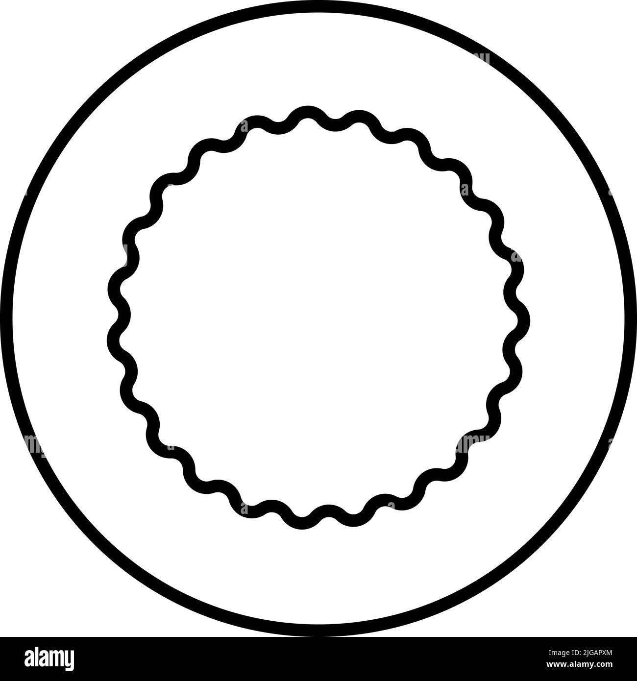 cell icon. Simple thin line, outline vector of Biology icons for UI and ...