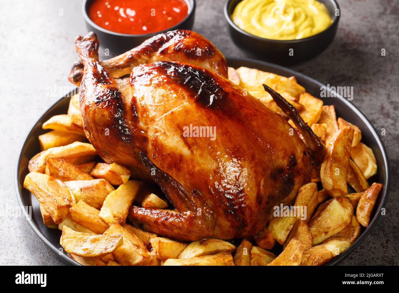 Pollo a la brasa peruvian hi-res stock photography and images - Alamy