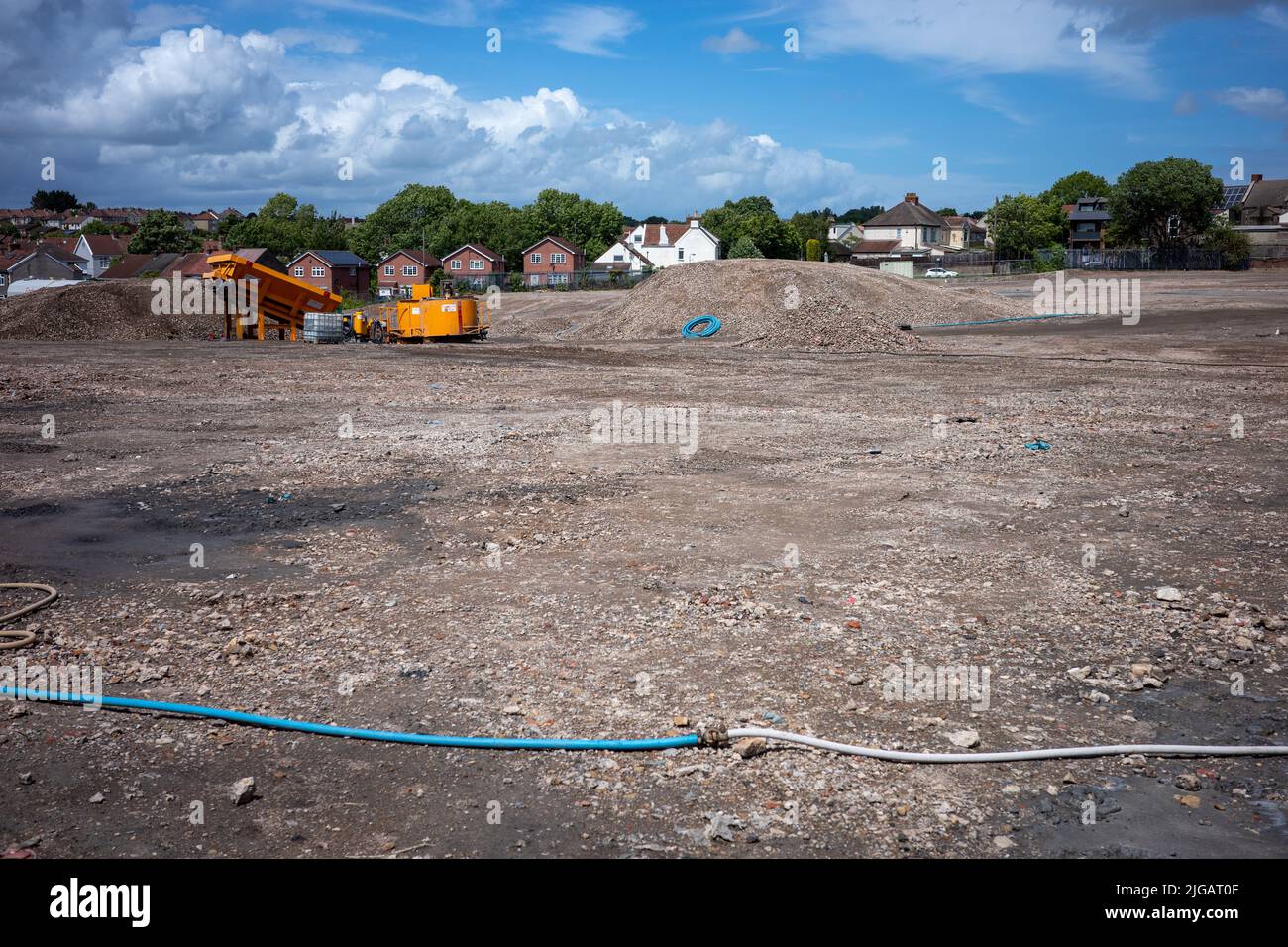 The former Kleeneze site, Hanham cleared ready for house development by ...