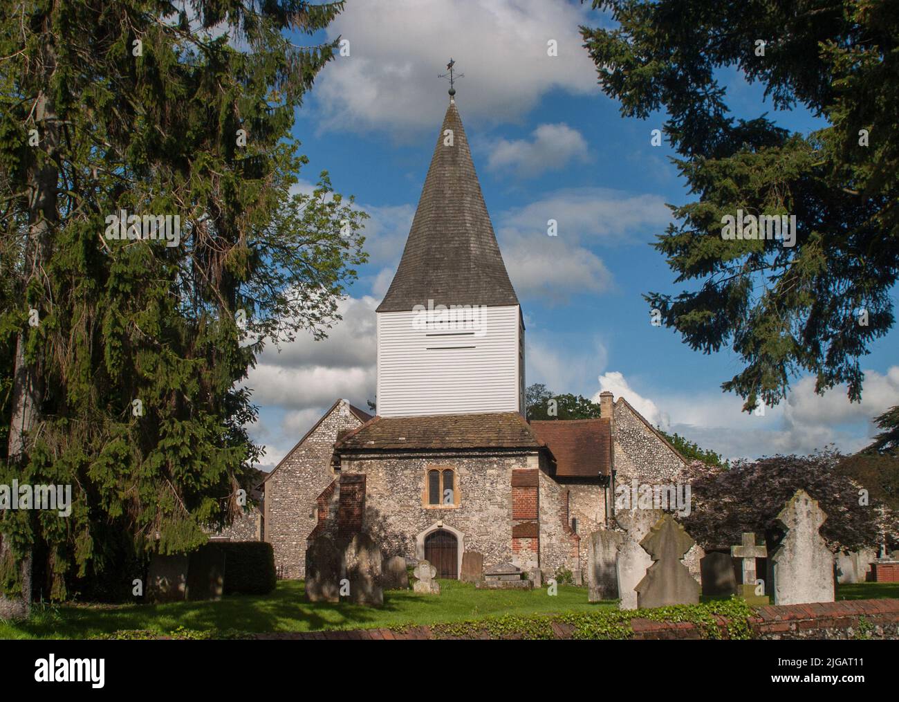 St. Nicolas Church, Great Bookham, Surrey Stock Photo - Alamy