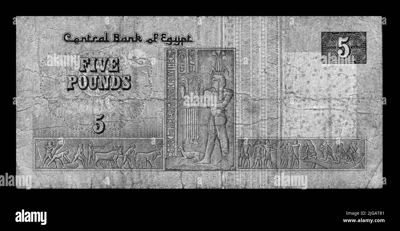 Five pounds banknote Black and White Stock Photos & Images - Alamy
