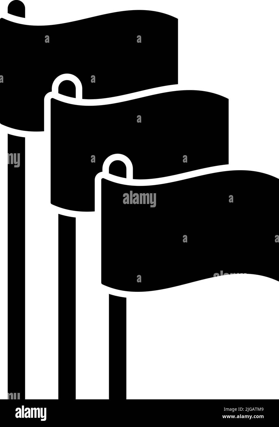 congress, flag icon. Simple glyph vector of business set for UI and UX ...