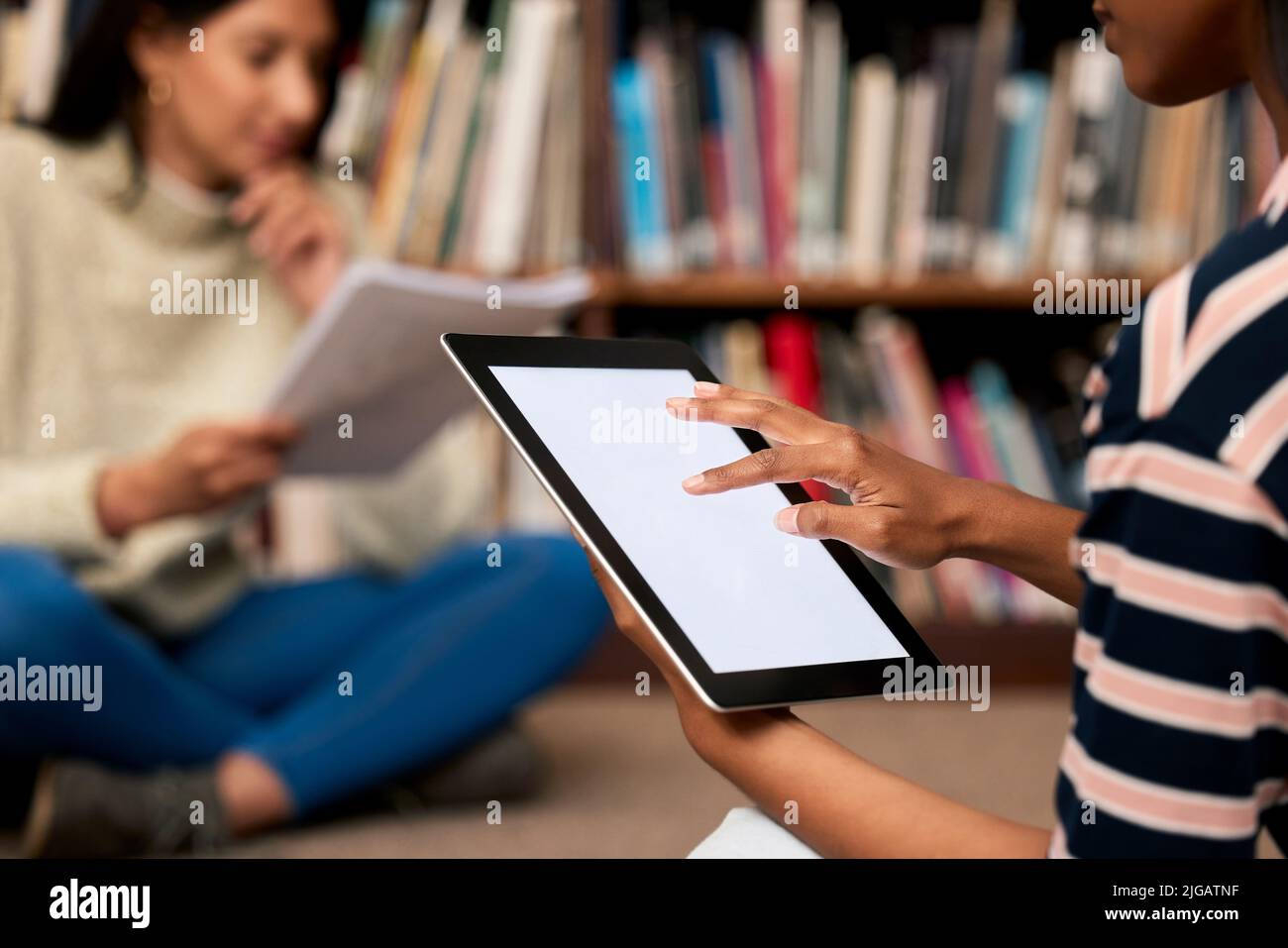 I can complete all my assignments on here. an unrecognizable person ...