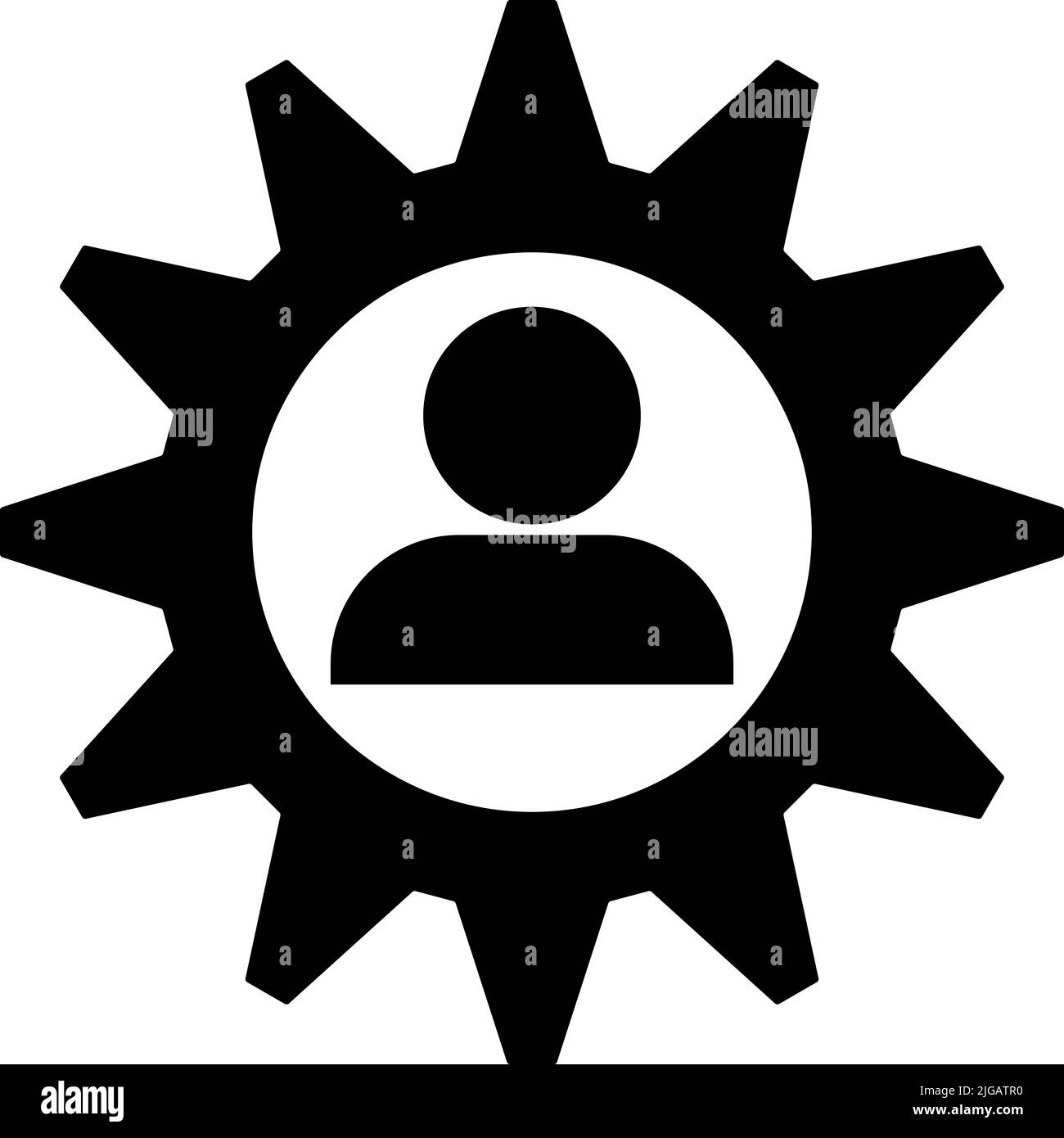 development, gear icon. Simple glyph vector of business set for UI and ...