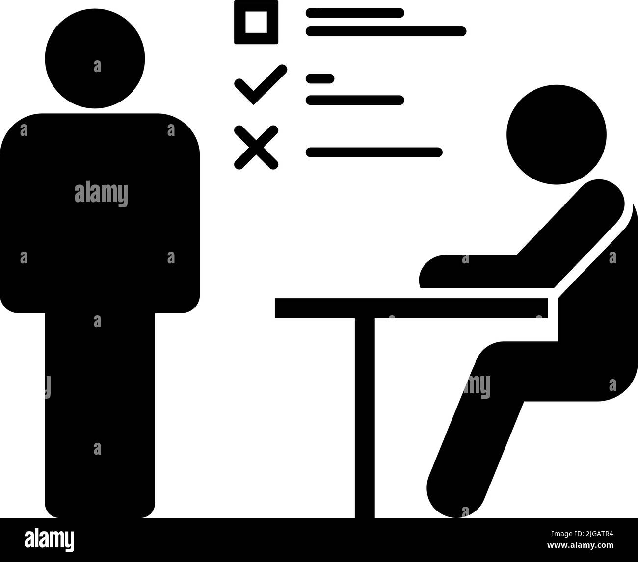 Job interview in personnel Black and White Stock Photos & Images - Alamy